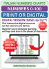 Italian Numbers Chart | Woodward Italian